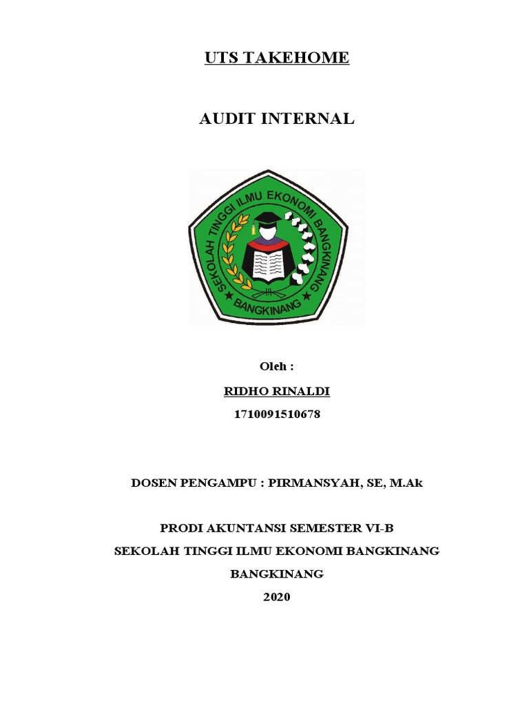 Uts Audit Internal | PDF