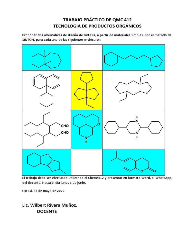 T Práctico QMC 412 | PDF