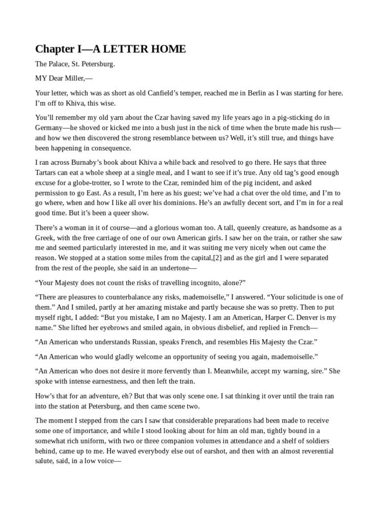 A Letter Home PDF | PDF