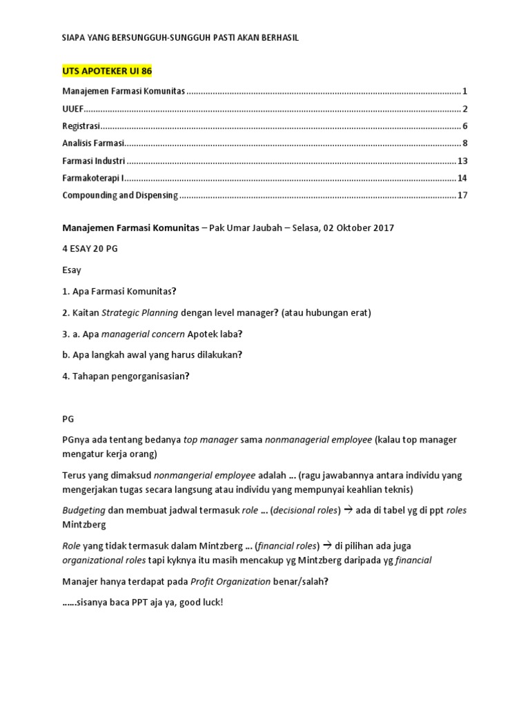 UTS-UAS APT 86 (Compile Angkatan) | PDF