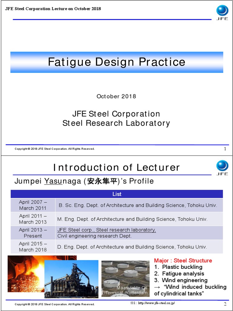 Fatigue Design | PDF | Fatigue (Material) | Fracture