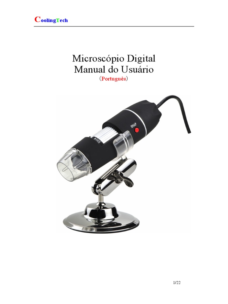 Manual de Microscópio 500X, 1000X | PDF | Computer Engineering ...