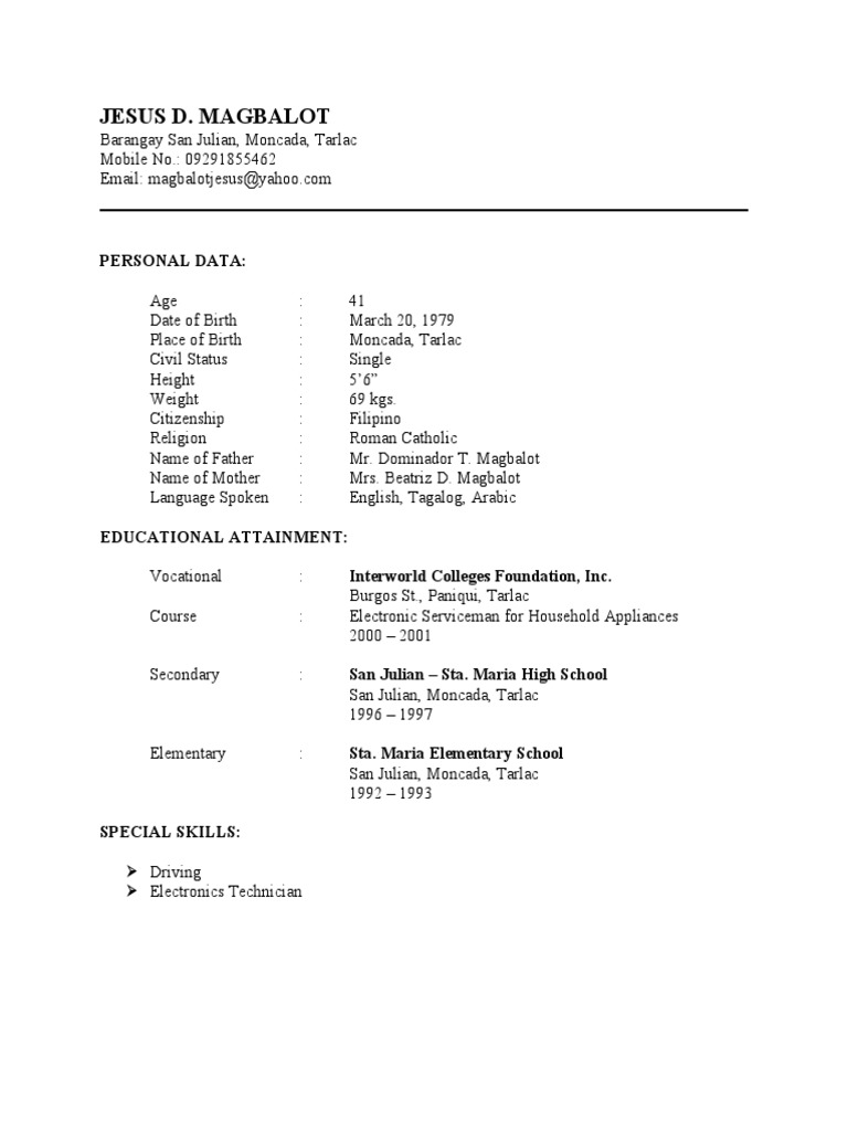 Jesus D Magbalot | PDF | Electricity | Science