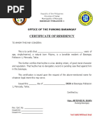 Barangay SUMMON | PDF | Leasehold Estate | Property Law