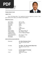 Resume & PRC License | PDF | Nursing | Occupational Safety And Health