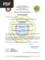 Business Permit FORM | PDF