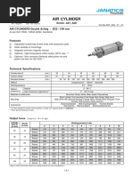 JANATICS Cylinder Catalogue | PDF | Switch | Mechanical Engineering