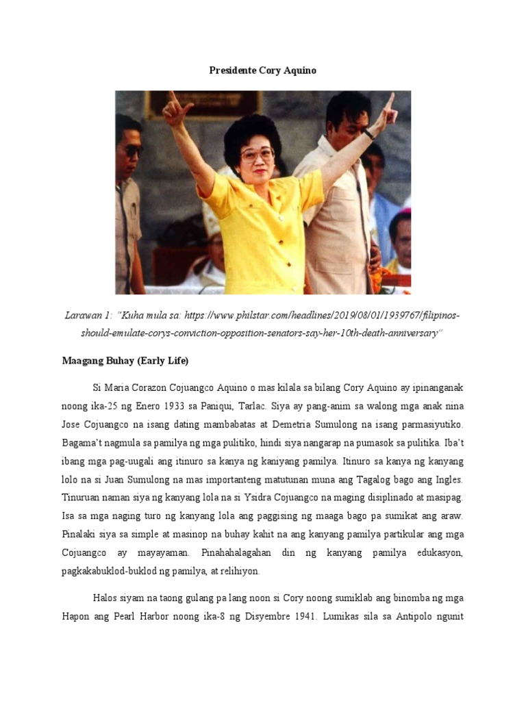 Cory Aquino | PDF