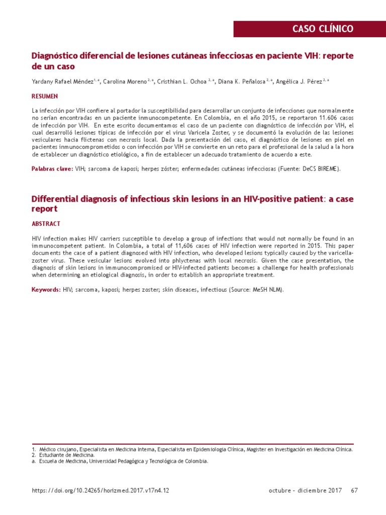 Caso Clinico de SIDA | PDF | VIH | Virus