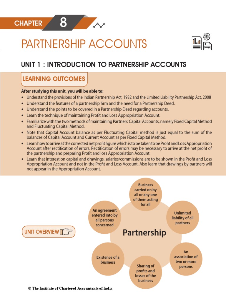 Unit 1: Introduction To Partnership Accounts | PDF | Limited Liability ...