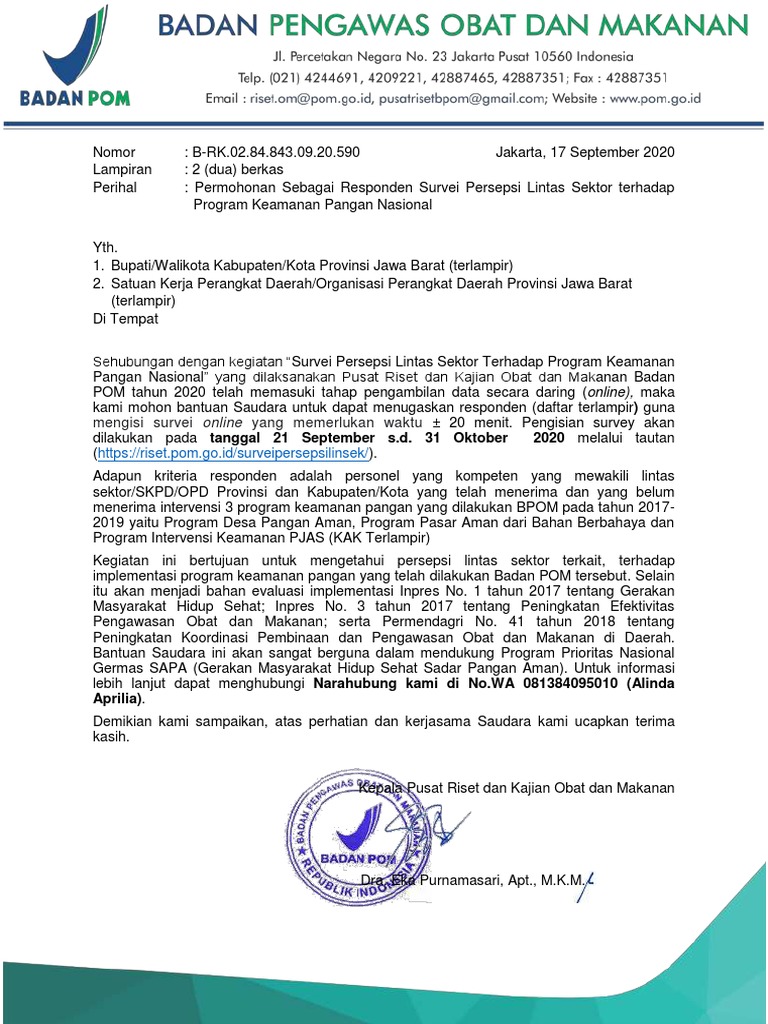 Surat Ijin SKPD Prov Jawa Barat | PDF