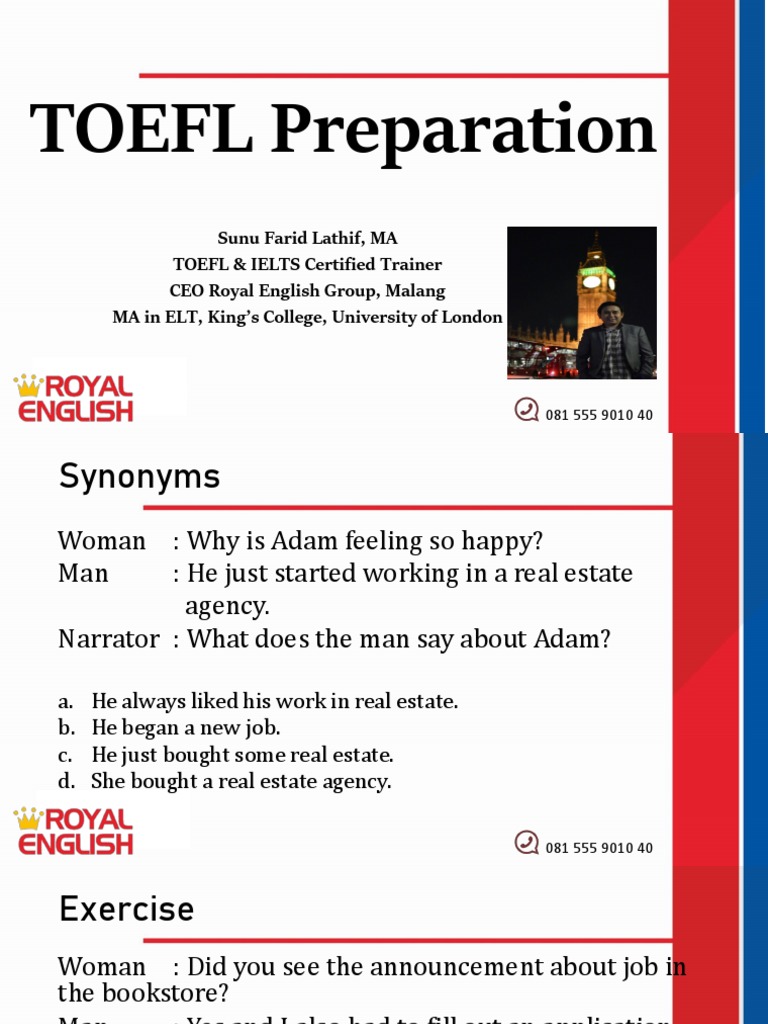 Listening Synonyms | PDF