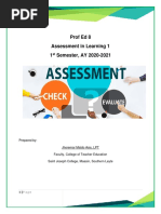Assessment in Learning 2 | PDF