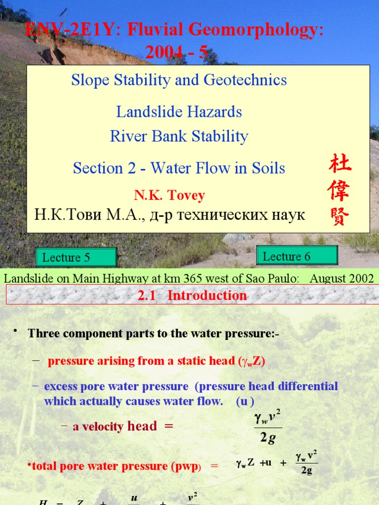 Slope Stability GeoTech | PDF | Soil Mechanics | Force