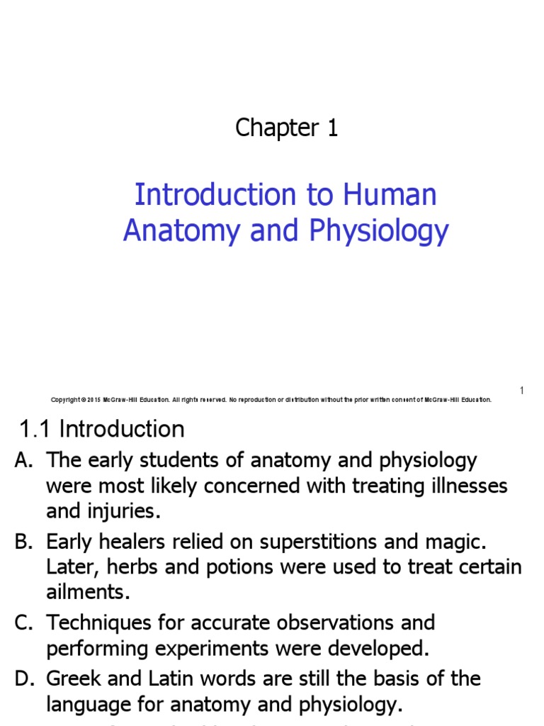 Chapter 1 Introduction To Anatomy - Physiology | PDF | Anatomical Terms ...