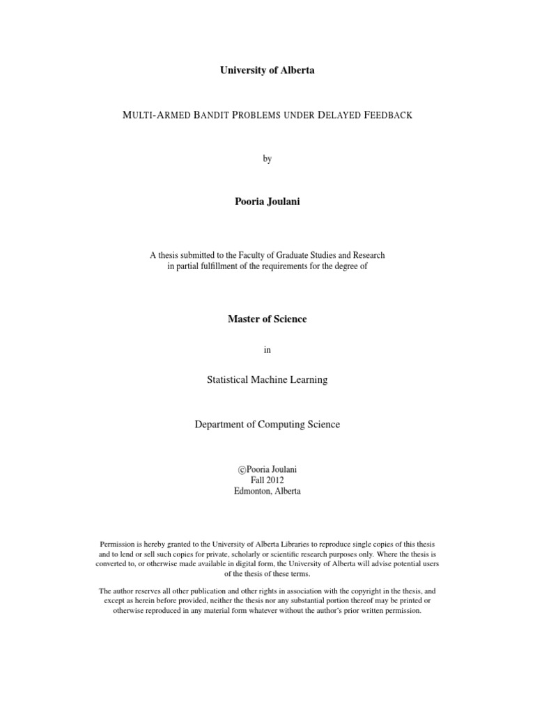 Y Delayed Feedback Thesis | PDF | Analysis | Cognitive Science
