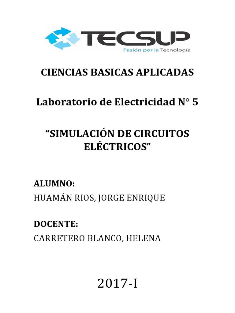 Simulacion de Circuitos Electricos | PDF | Simulación | Resistencia Eléctrica y Conductancia