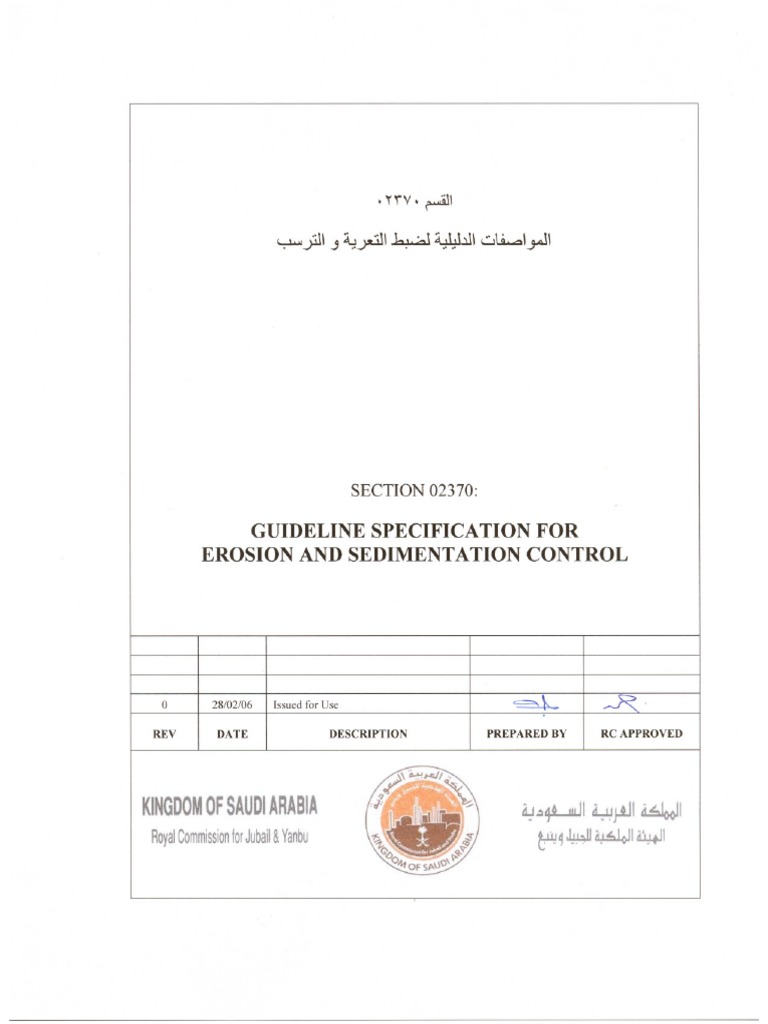Erosion and Sedimentation Control Guidelines | PDF | Surface Runoff ...