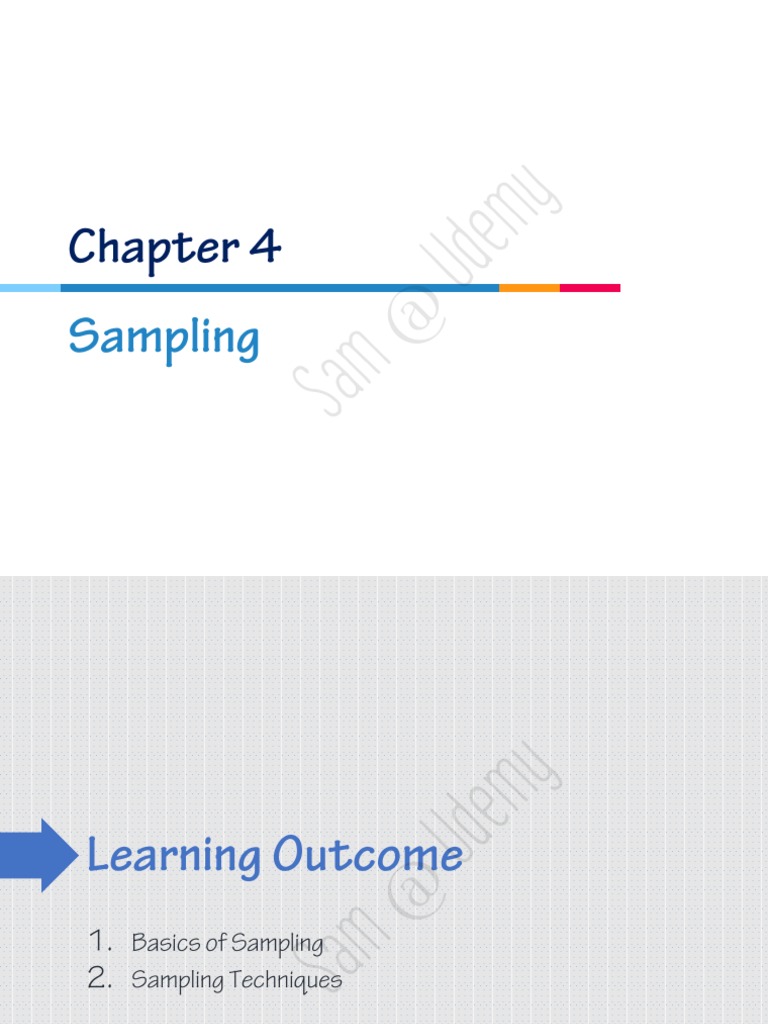 Sampling PDF | PDF | Sampling (Statistics) | Confidence Interval