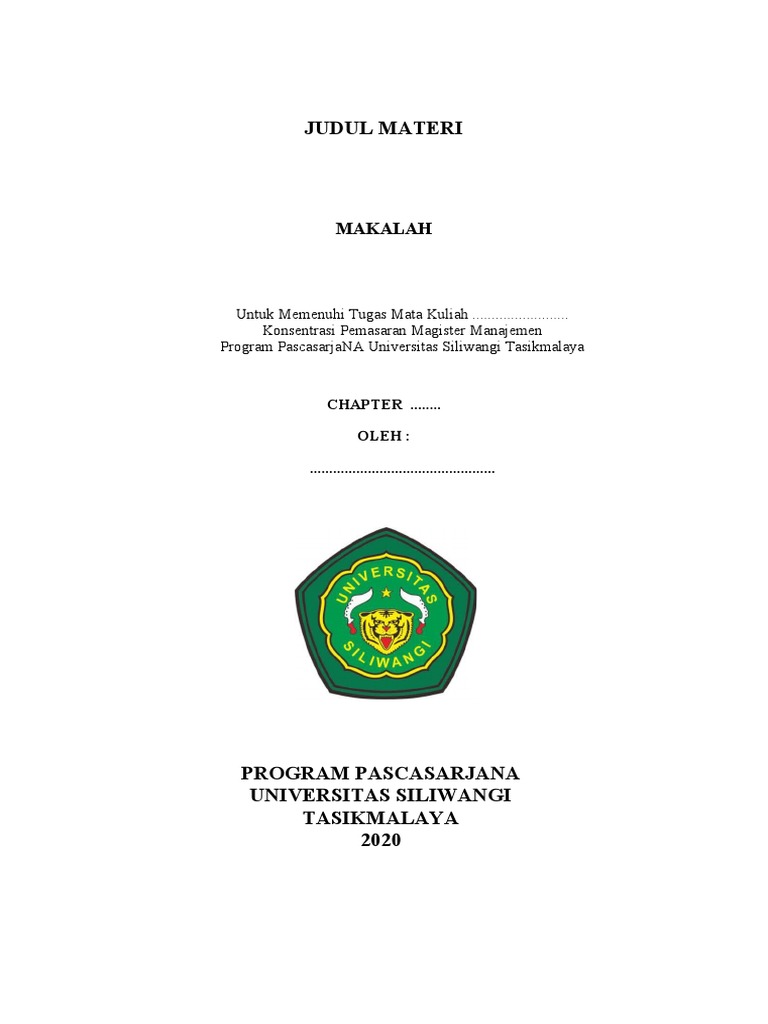 Contoh Cover | PDF
