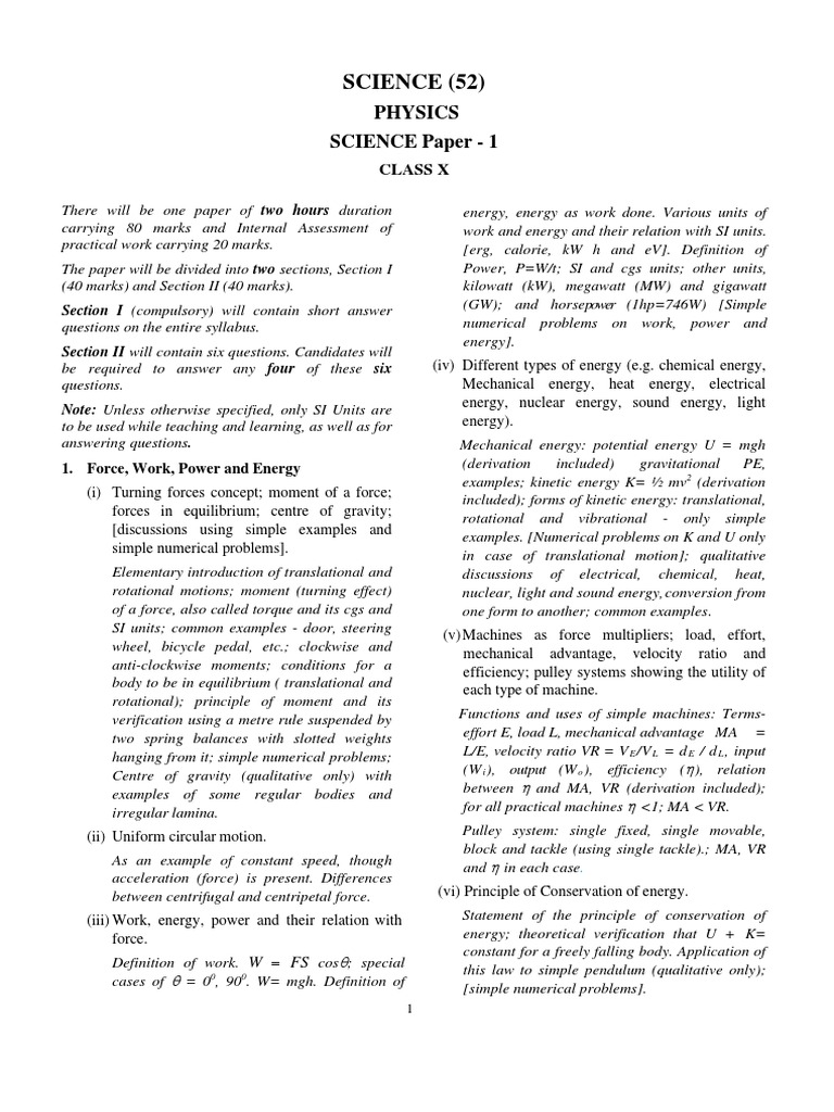 6 Physics PDF | Download Free PDF | Refraction | Watt