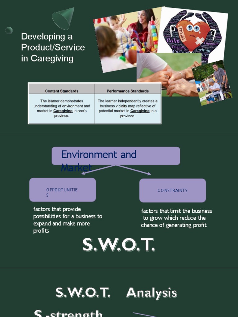 Developing A Product/Service in Caregiving | PDF