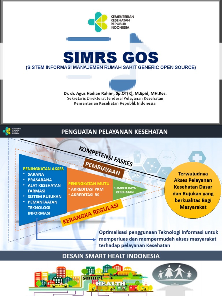 Simrs Gos: (Sistem Informasi Manajemen Rumah Sakit Generic Open Source) | PDF