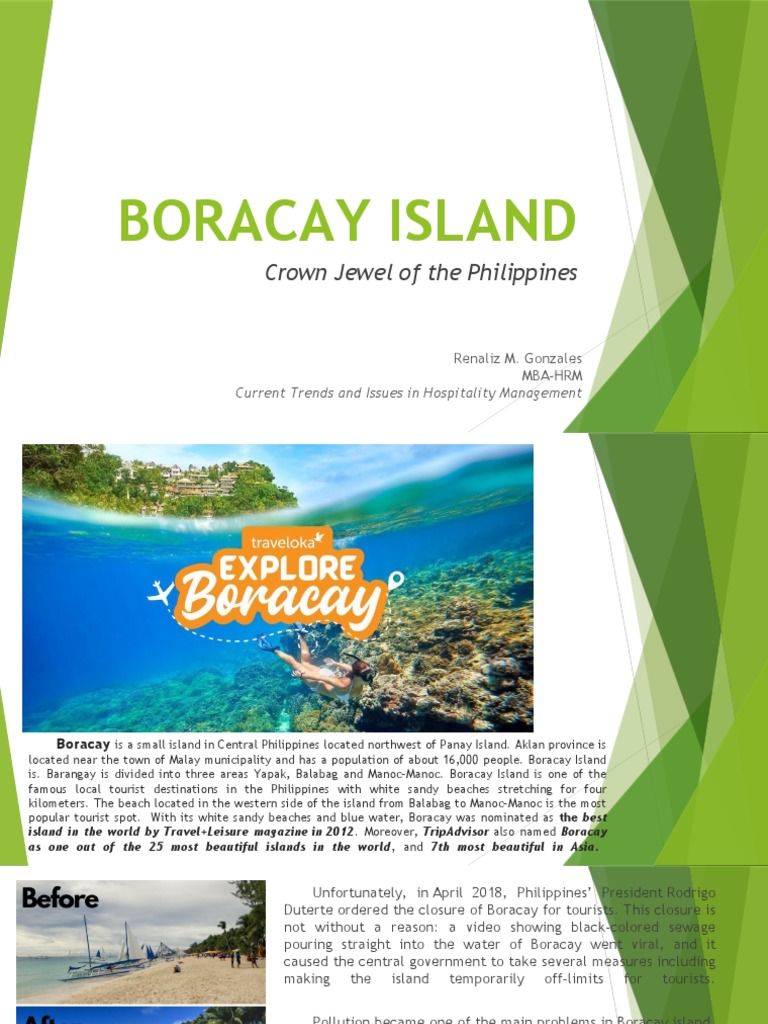 BORACAY ISLAND Case | PDF | Tourism | Environmental Issues