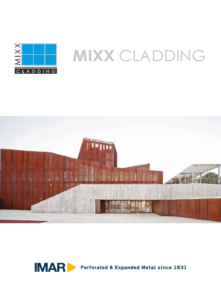 MIXX CLADDING Low Facade Cladding Aluminium Steel Corten Zinc Brass ...