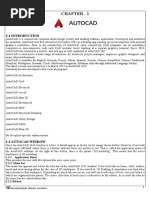 Lesson 1 - Autocad User Interface | PDF | Auto Cad | Computer Aided Design