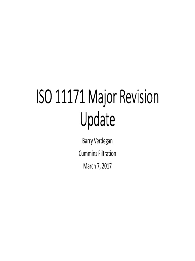 ISO 11171 Revision Update R1 | PDF | Calibration | Structural Equation Modeling