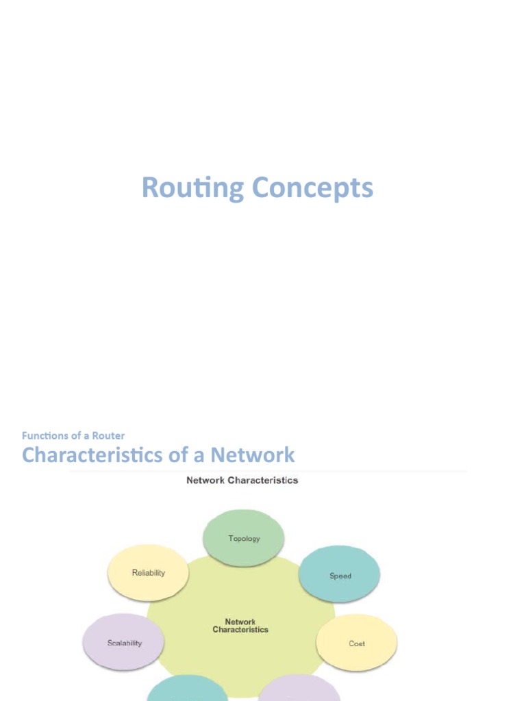 Rouing Concepts | PDF | Routing | Router (Computing)