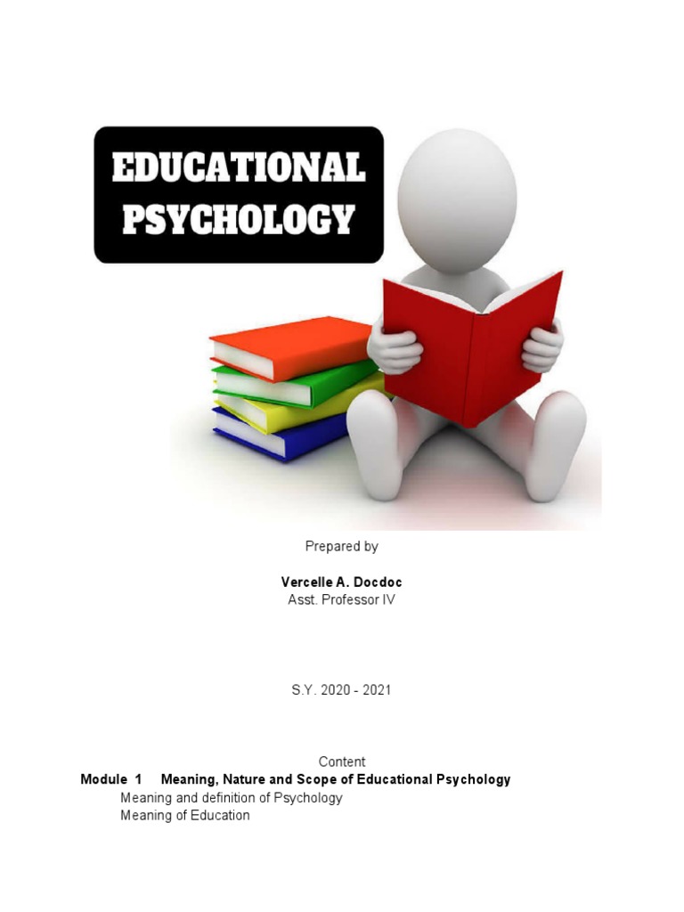 Chapter 1 Psychological Foundation of Education1 | PDF | Educational ...