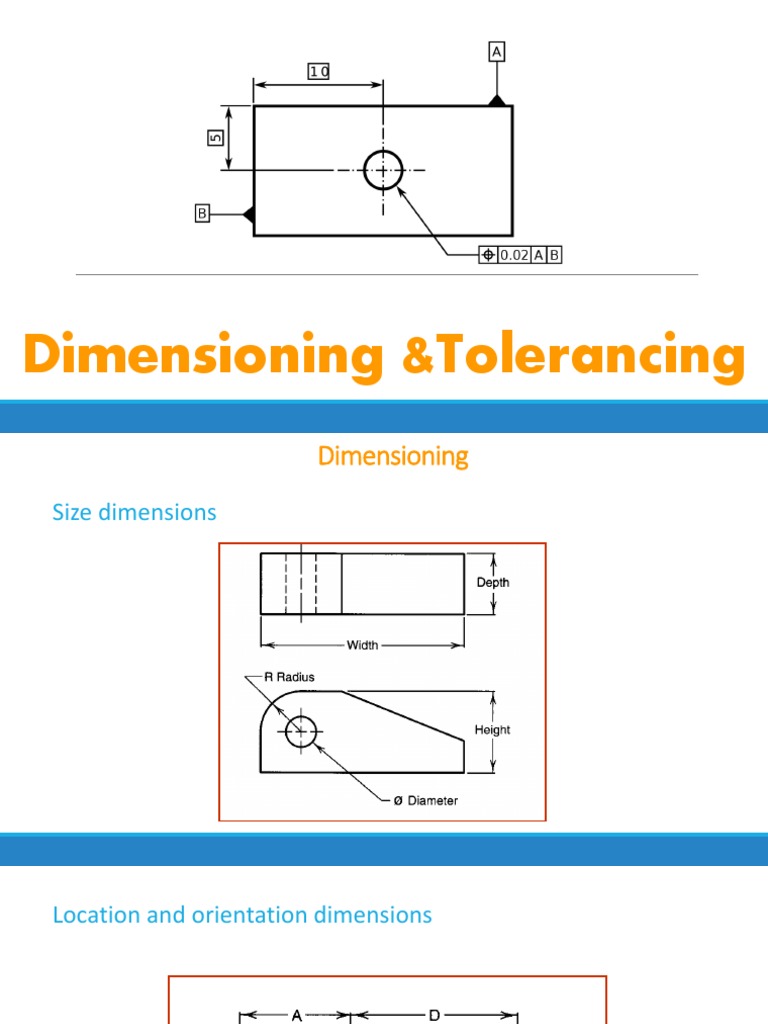 Dimensioning Tolerancing | PDF