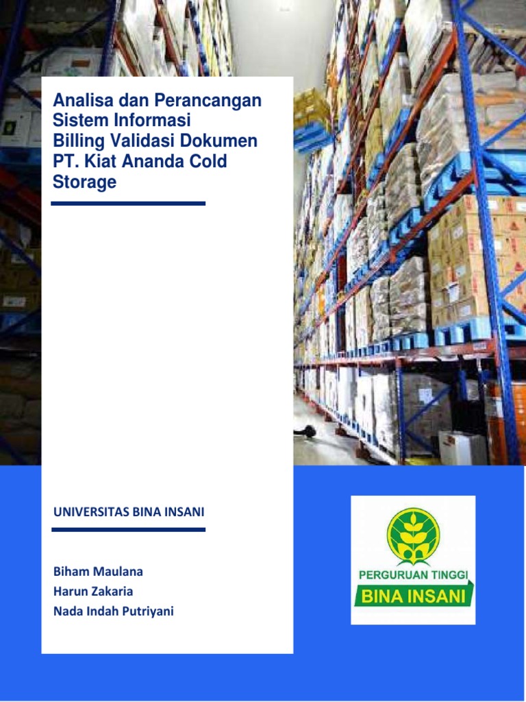 Analisis Sistem PT Kiat Ananda Cold Storage | PDF