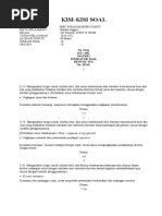 Contoh Kisi-Kisi Dan Kartu Soal Bahasa Inggris Kelas Xii Lengkap Dengan Kunci Jawaban | PDF