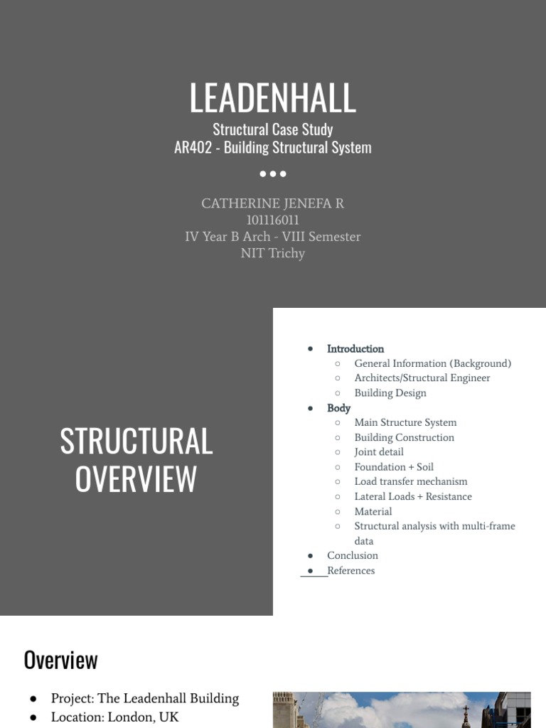 Leadenhall Building Structural Analysis | PDF | Precast Concrete | Basement
