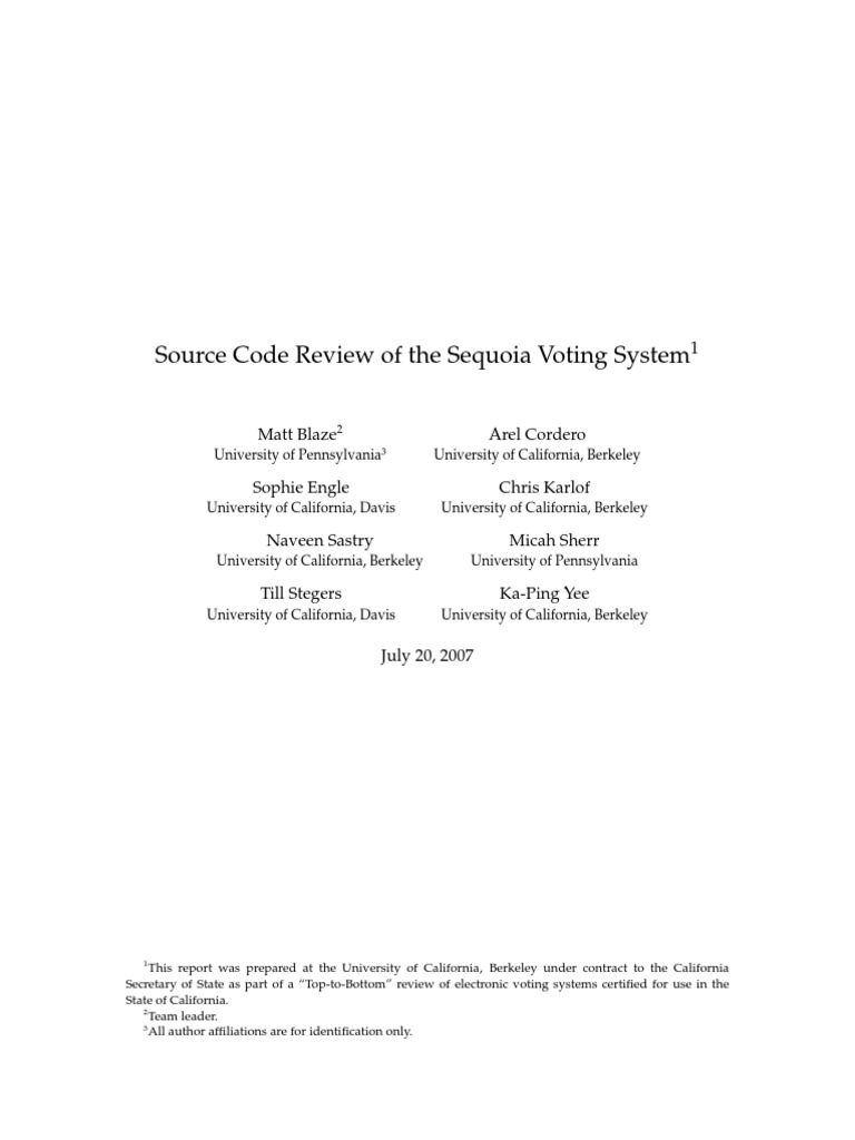 Sequoia Source Public Jul26 | PDF | Vulnerability (Computing) | Software Bug