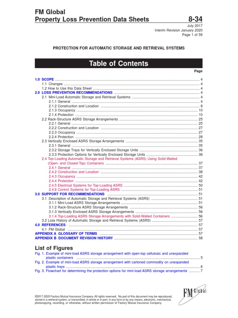 FM Global Property Loss Prevention Data Sheets: Protection For ...