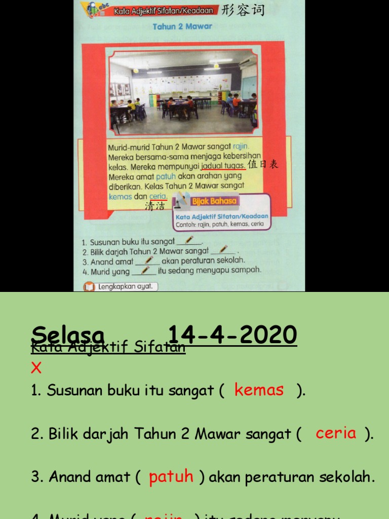 Kata Adjektif Sifatan & Kata Sendi Nama | PDF