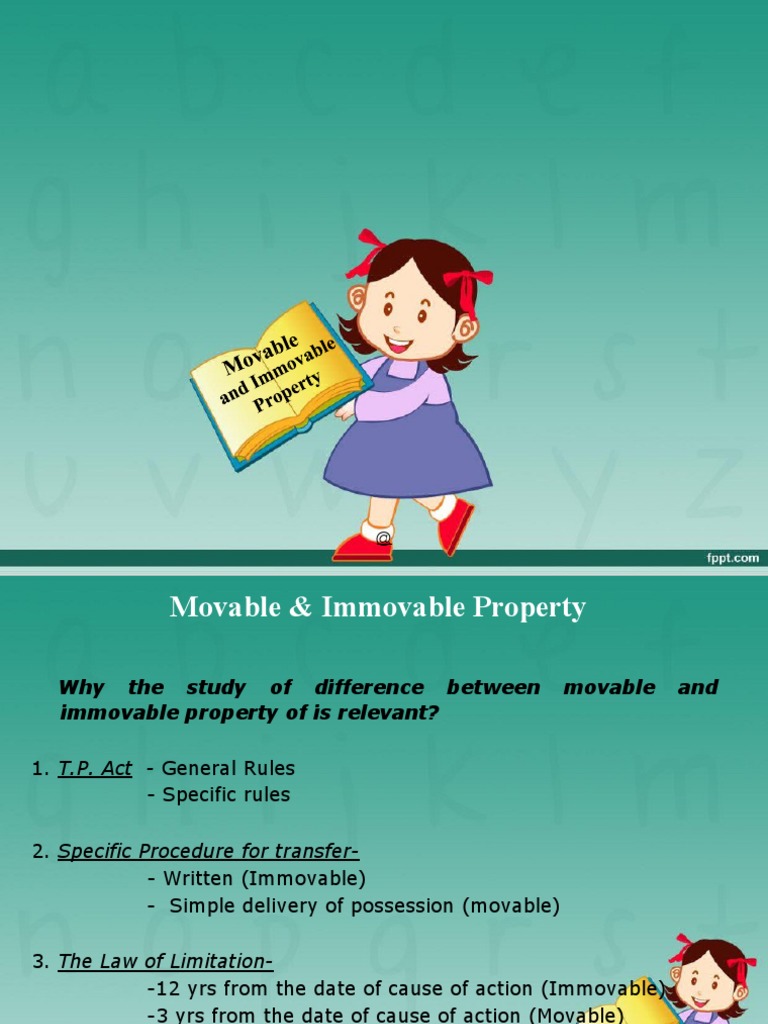 Movable and Immovable Property | PDF