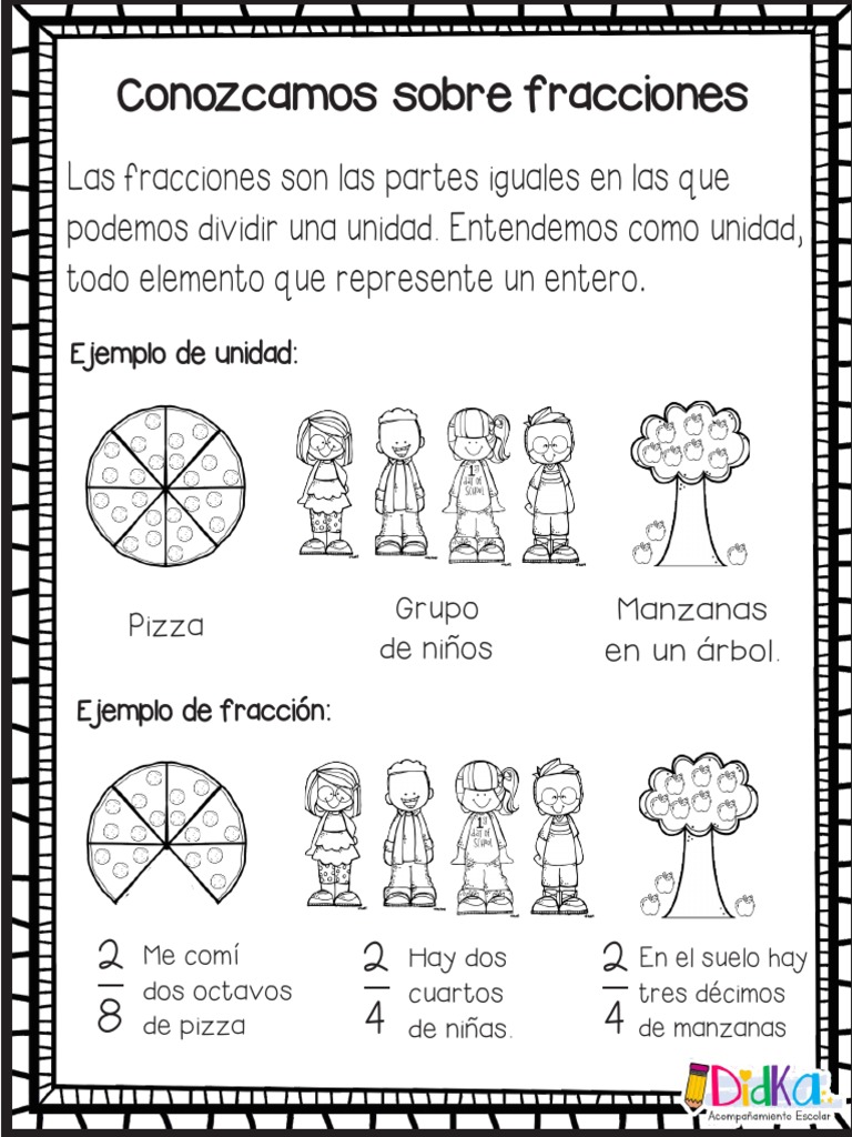 Conozco Las Fracciones | PDF | Fracción (Matemáticas) | Notación