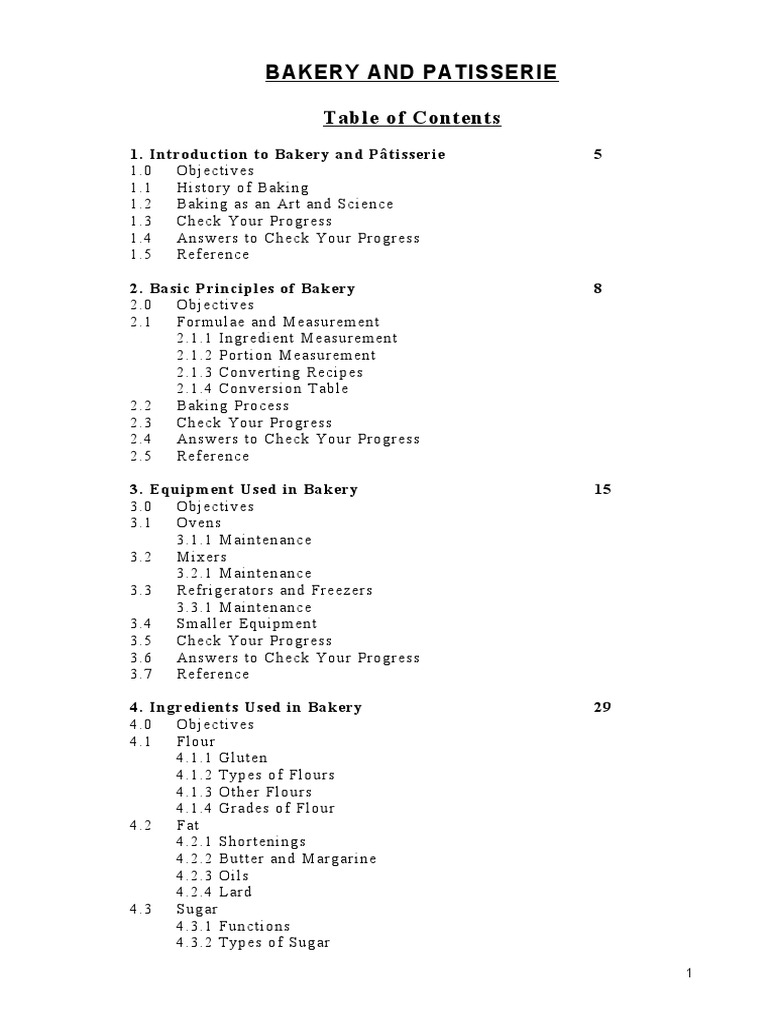 Bakery & Patisserie Manual | PDF | Flour | Whole Grain