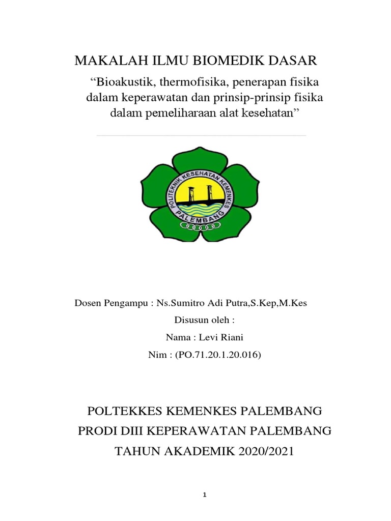 Makalah Ilmu Biomedik Dasar | PDF