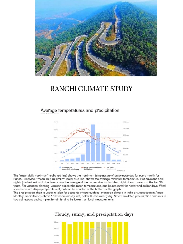 Ranchi Climate Study PDF | PDF | Climate | Precipitation