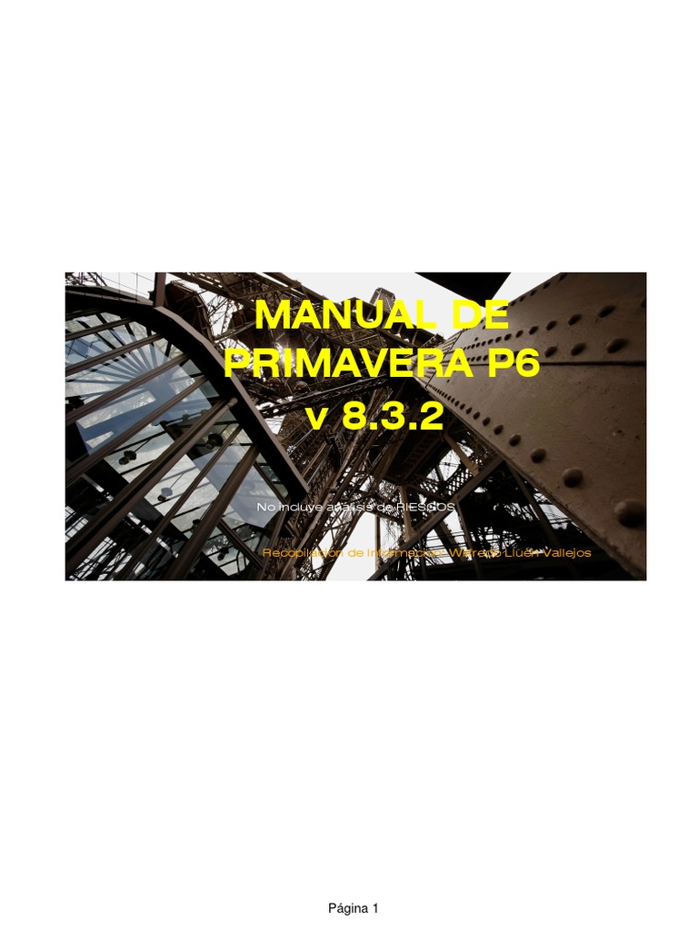 02 Manual Primavera P6 - Completo - Tutorial Español Software Inglés ...