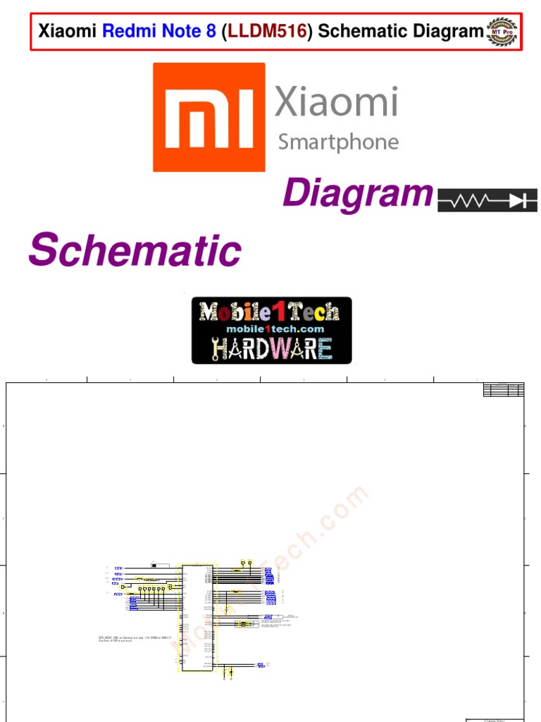 Redmi Note 8 (LLDM516) Schematic Diagram | PDF | Infographics | Visual Journalism