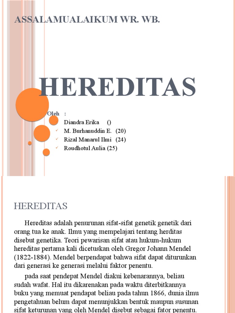 HEREDITAS | PDF