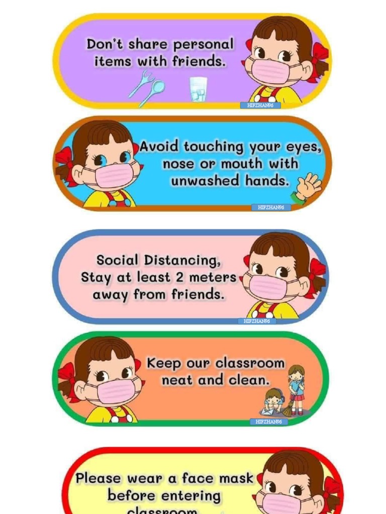 Covid 19 Classroom Rules | PDF