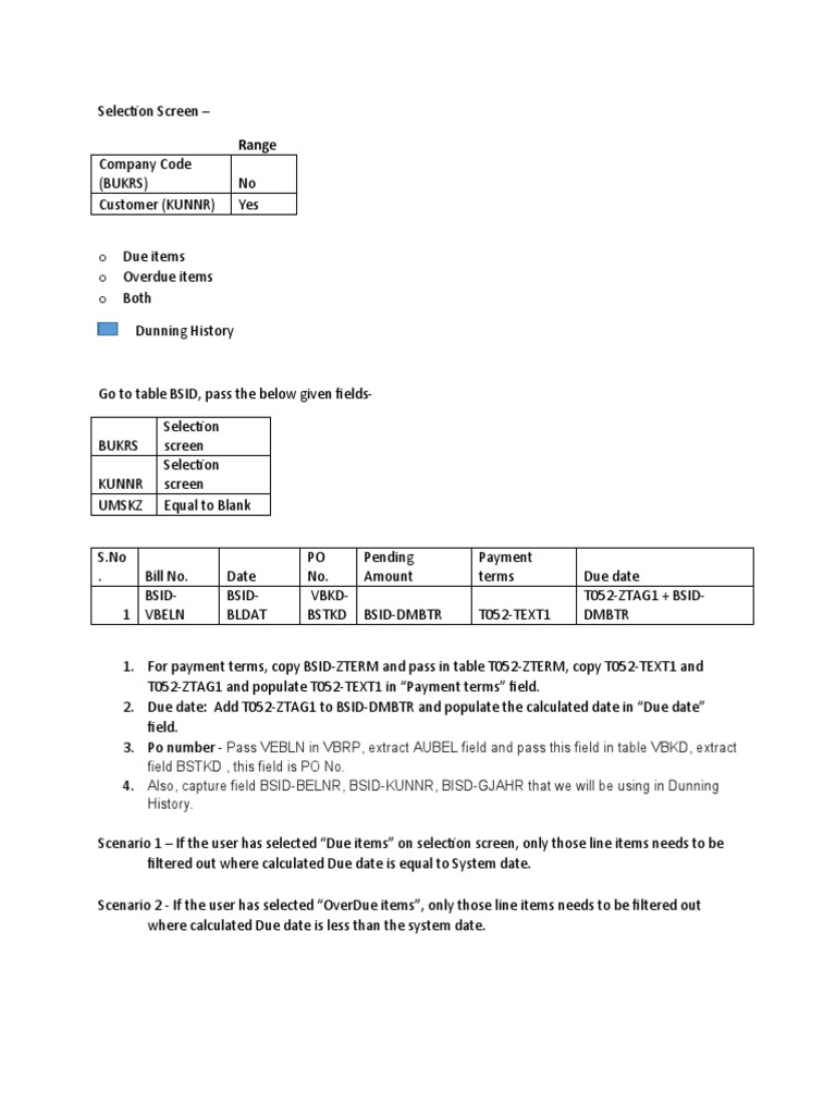 FS For Dunning Procedure in JSN | PDF | Mail | Computing